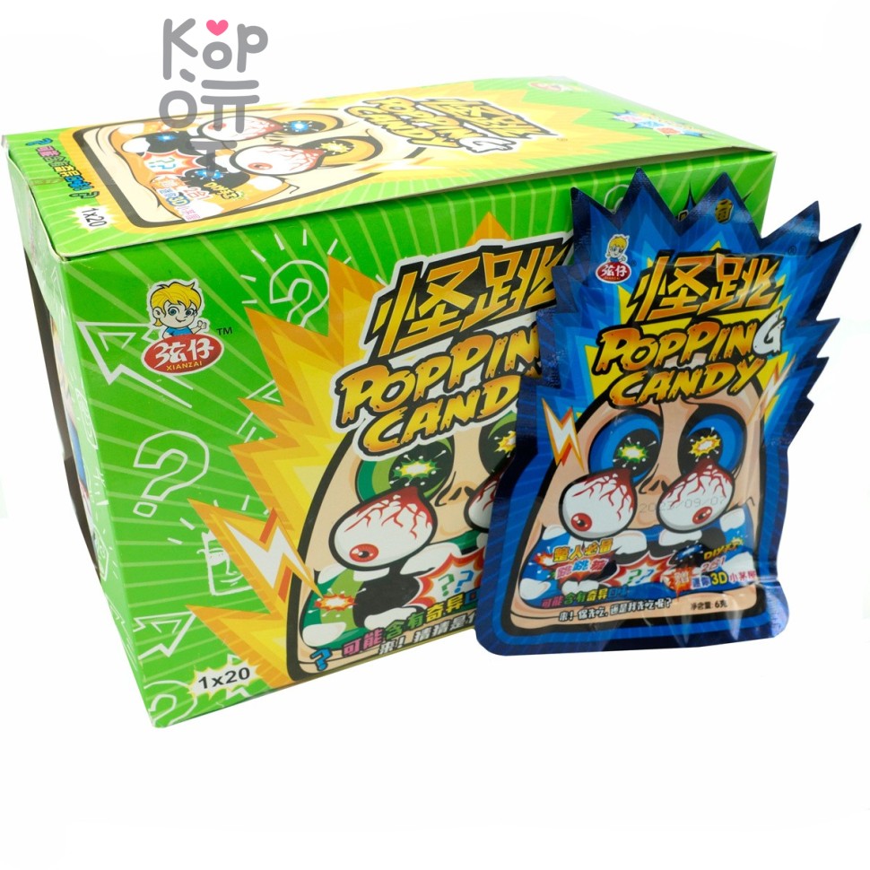 Конфеты Шипучка Popping Candy Mix Flavor - Шипучка - взрывашка "Монстр ...