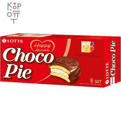 Lotte Choco Pie - Глазированное классическое печенье Чокопай. по цене 1 ...