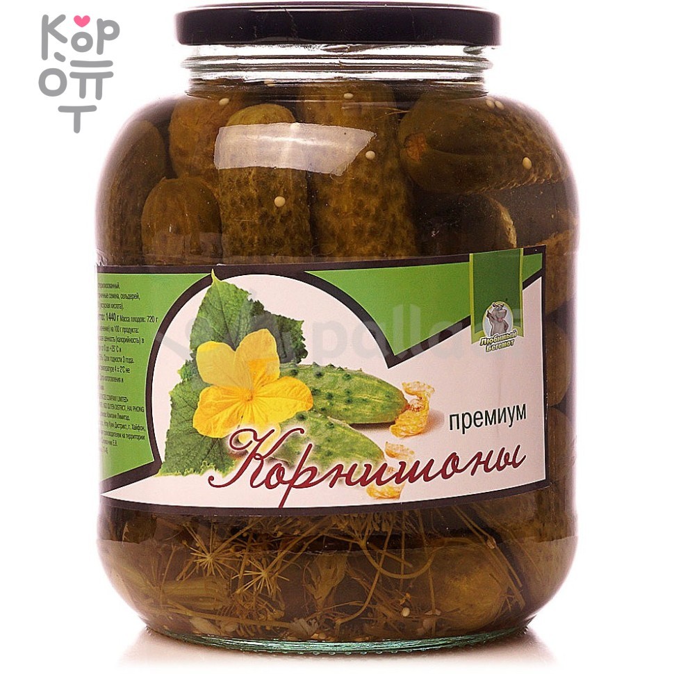 Корнишоны, Любимый Бегемот, 1440 гр. по цене 425 руб. в интернет ...