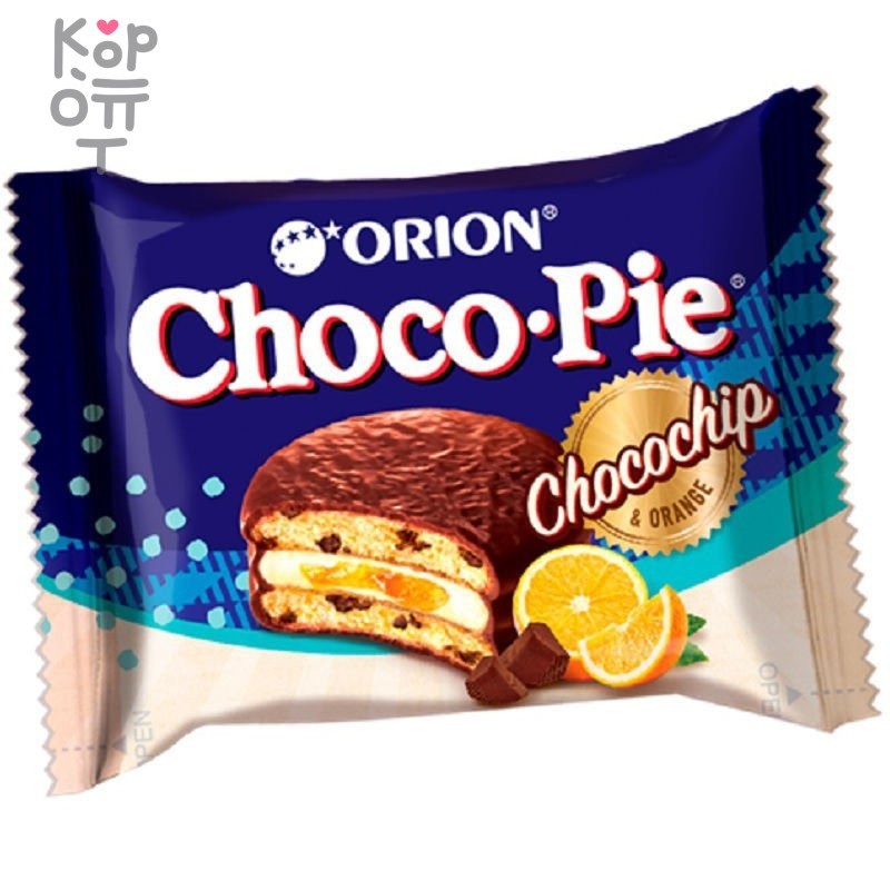 Orion Choco Pie Orange - Чоко пай Орион Чокочип по цене 1 880 руб. в ...