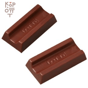 LOTTE Black Chocolate - Шоколад Гана Экселент тёмный, набор 4,6гр.*26шт ...