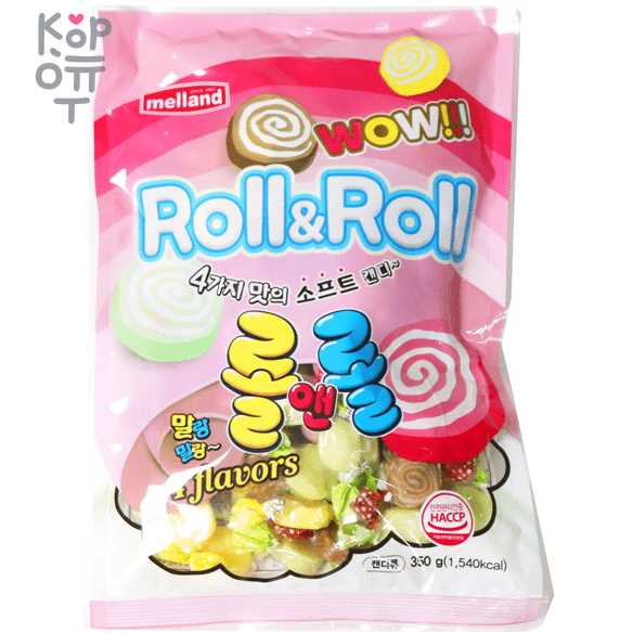 Melland Roll and Roll Candy - Мягкие конфеты Молочно-фруктовый микс ...