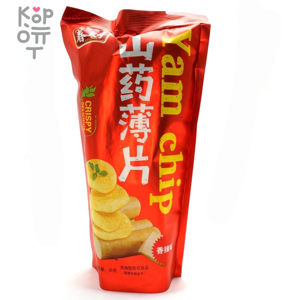 Чипсы Yinai family Yam Crispy Chips с острым вкусом, 33гр. по цене 35 ...
